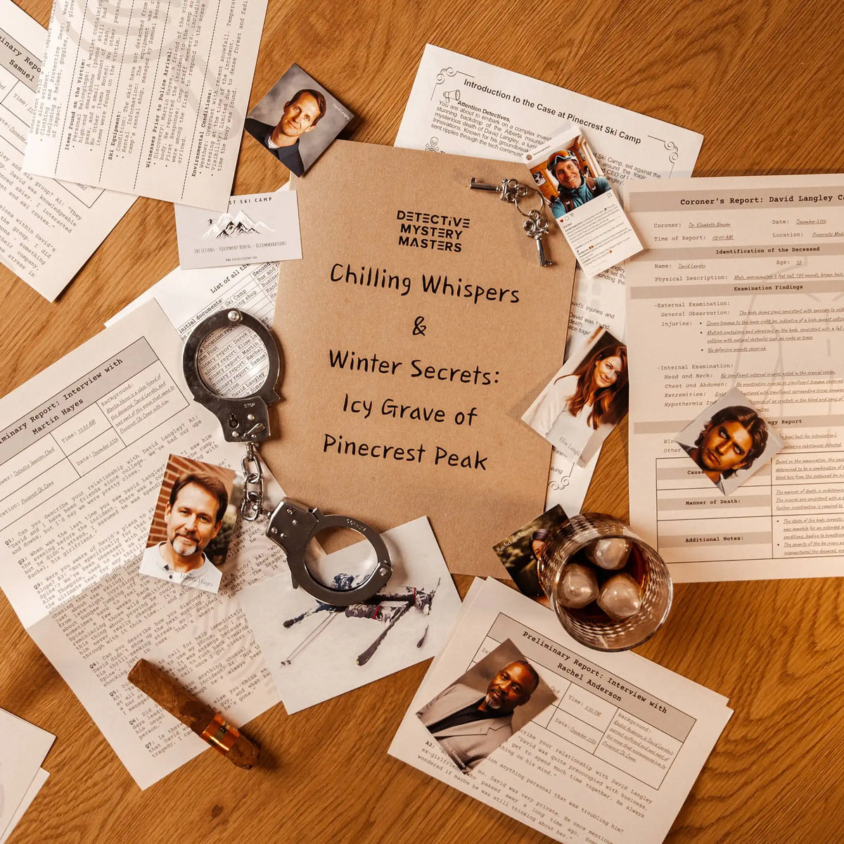 Pinecrest Peak's Murder Mystery: Winter Whispers Game – Detective ...