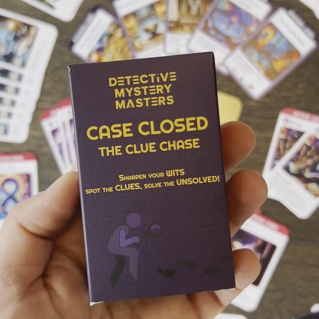 CARD GAME: Case Closed - The Clue Chase – Detective Mystery Masters