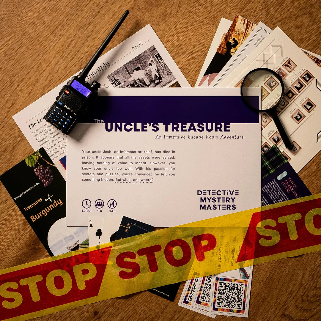 Escape Rooms – Immersive At-Home Adventure Games – Detective Mystery ...